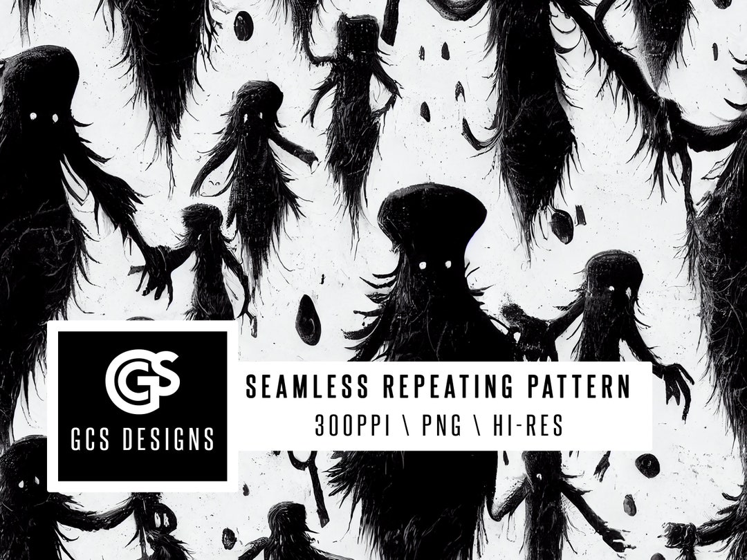 Digital Paper Abstract Ghosts - Seamless Pattern Repeating Design File ...