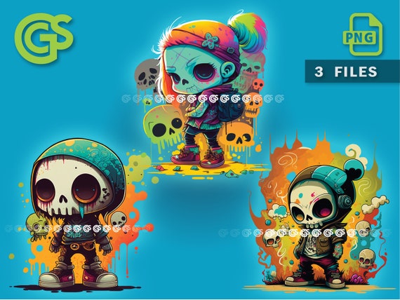 Graffiti Skulls Characters