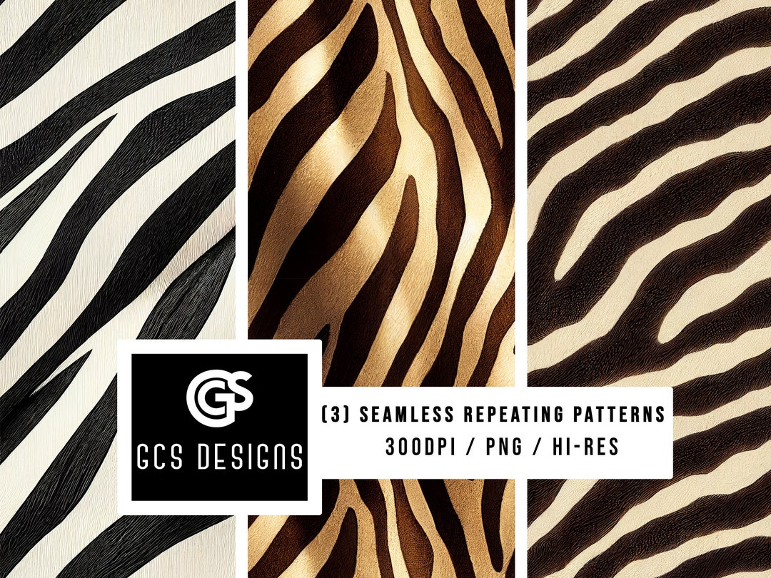 Seamless PNG Zebra Skin - Seamless Pattern Repeating Design File ...