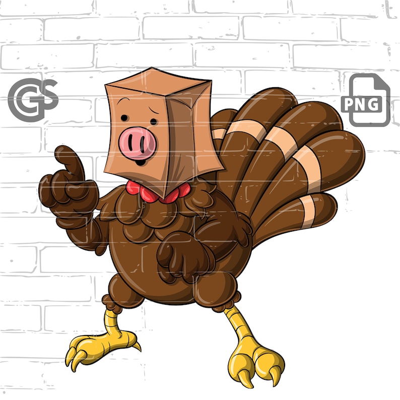 Undercover Turkey - Digital PNG, Sublimation, , Clip Art, Funny ...