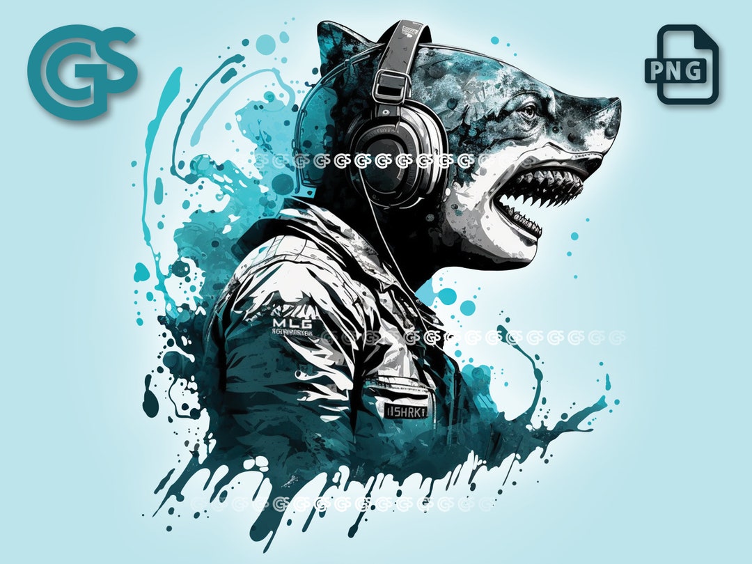 MLG Gaming Shark PNG | Pc Gaming, Team Clan Logo, Fps Shooter, Hardcore ...