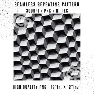 Seamless PNG Optical Illusions | Seamless Pattern Repeating Design File ...