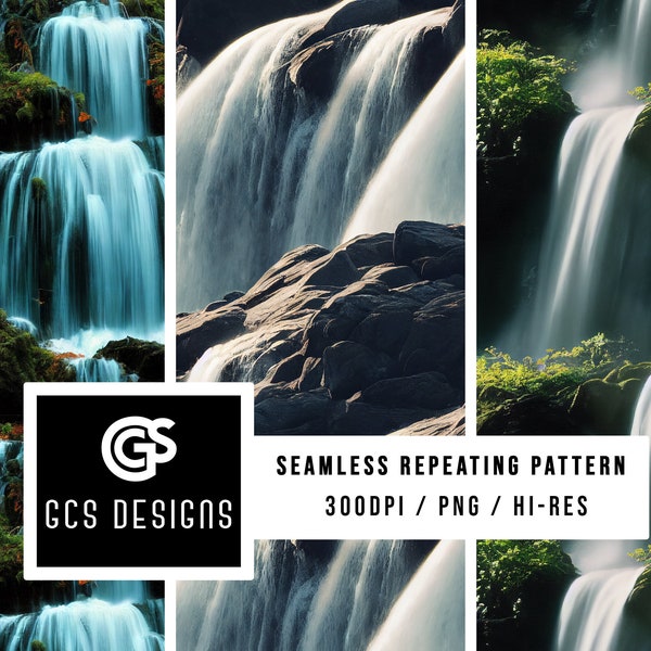 Waterfalls Background - Etsy