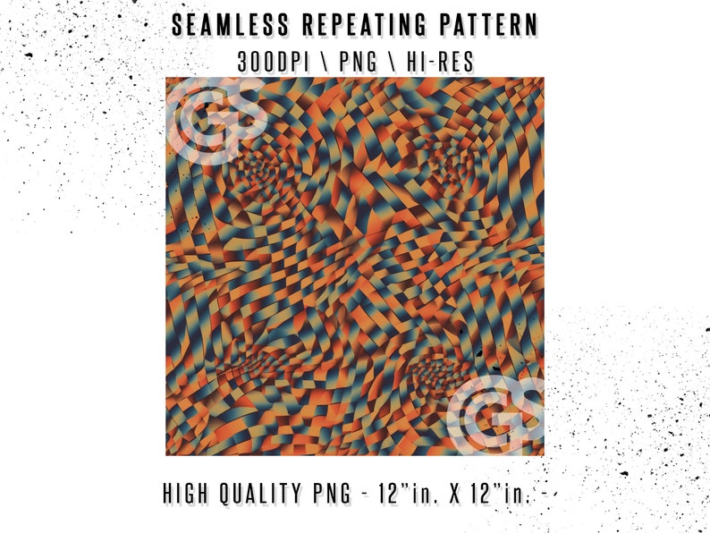 Seamless PNG Optical Illusions 2 | Seamless Pattern Repeating Design ...