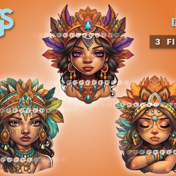 Aztec Princess Png - Etsy
