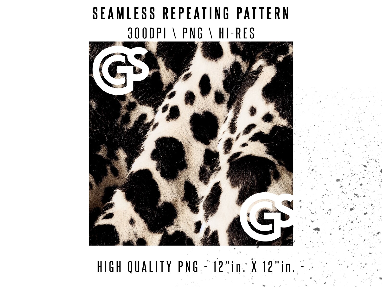 Digital Paper Dalmatian Fur Seamless Pattern Repeating - Etsy