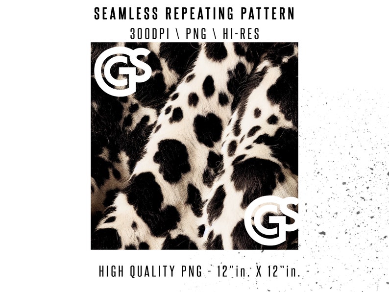 Digital Paper Dalmatian Fur Seamless Pattern Repeating - Etsy