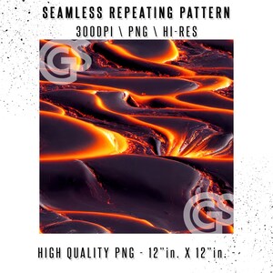 Seamless PNG Lava Flow - Seamless Pattern Repeating Design File ...