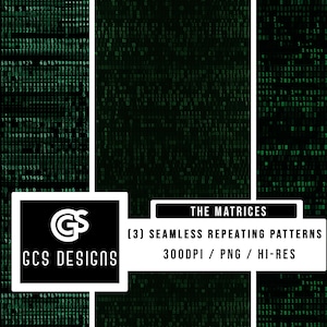 Seamless PNG the Matrices | Seamless Pattern Repeating Design File ...