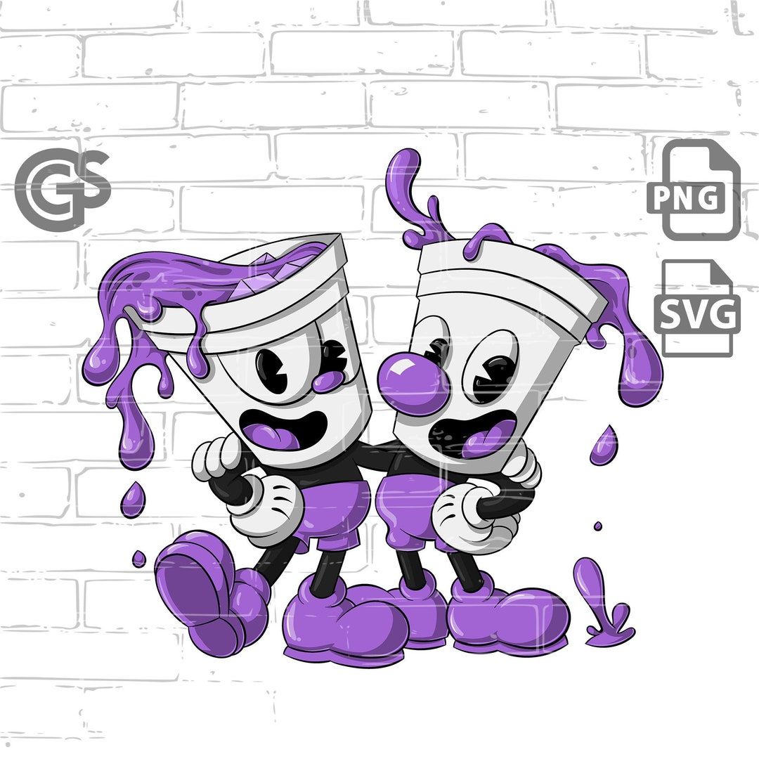 Lean Heads - Pngs Designs, Sublimation , Double Cup Lean, Purple Drank ...