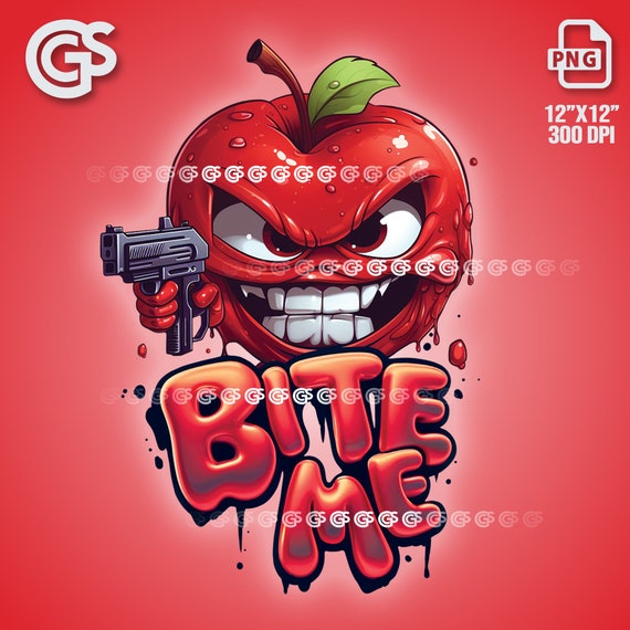 Bite Me Cartoon