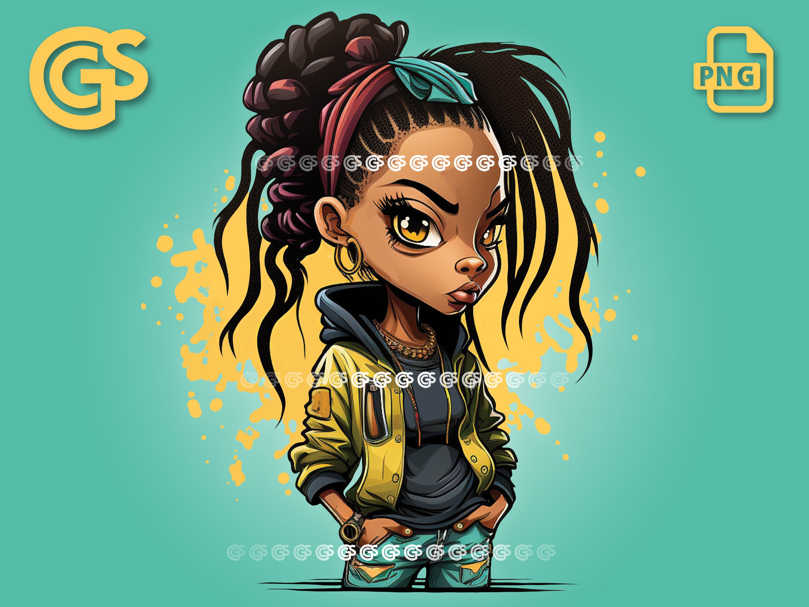 Graffiti Cartoon Characters Girls