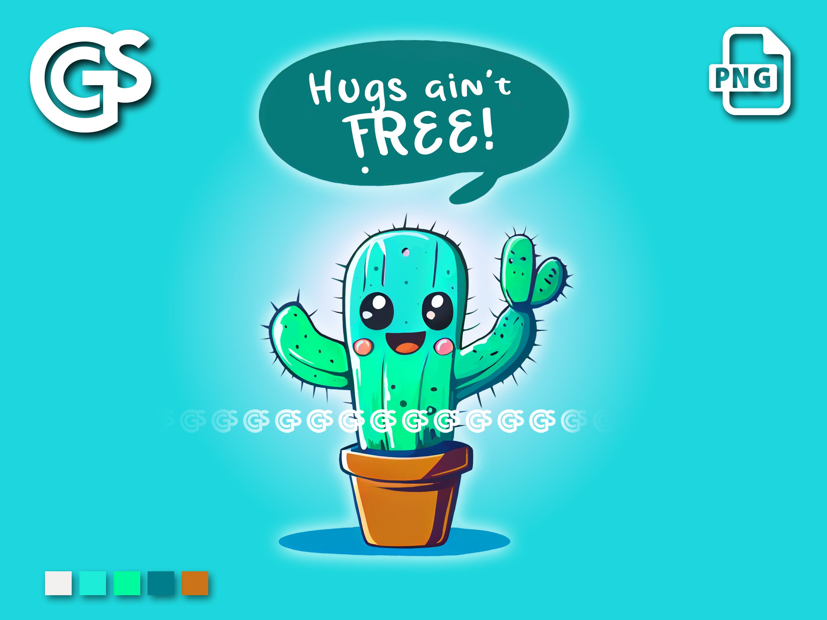 Characters Cactus Hugs