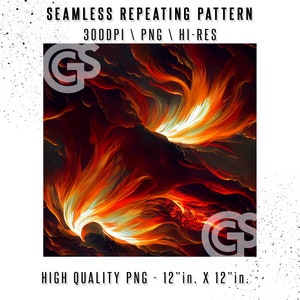 Seamless PNG Pyropunk - Seamless Pattern Repeating Design File, Digital ...