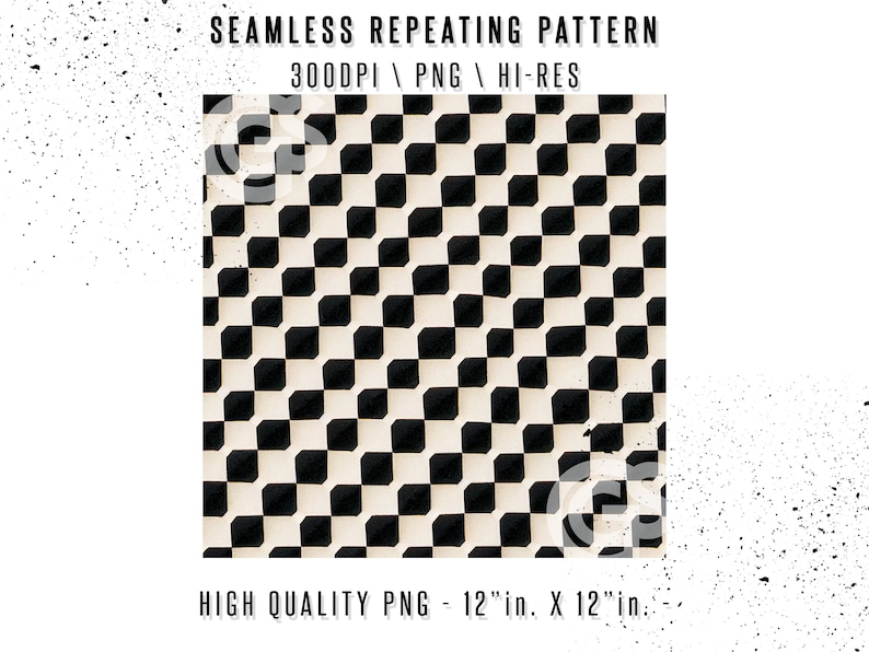 Seamless PNG Optical Illusions Seamless Pattern Repeating - Etsy