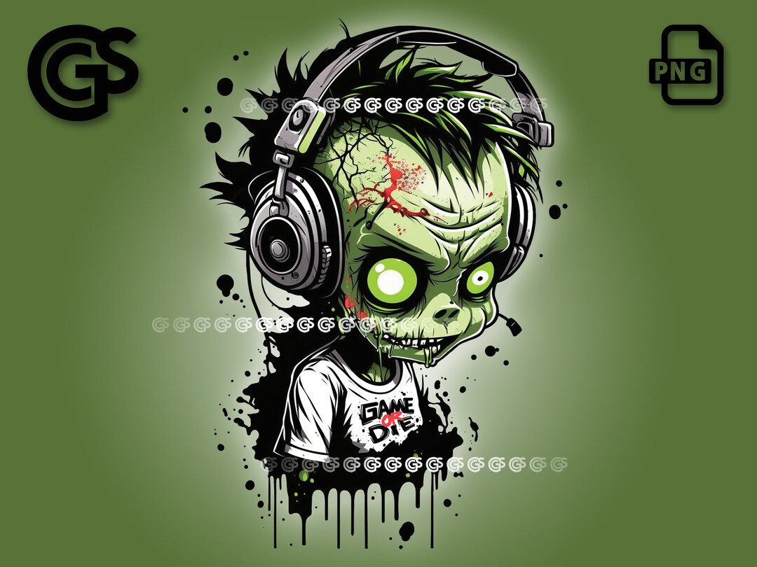 MLG Gaming Zombie PNG | Gamer Tshirt Digital File, Pc Games, Team Clan ...