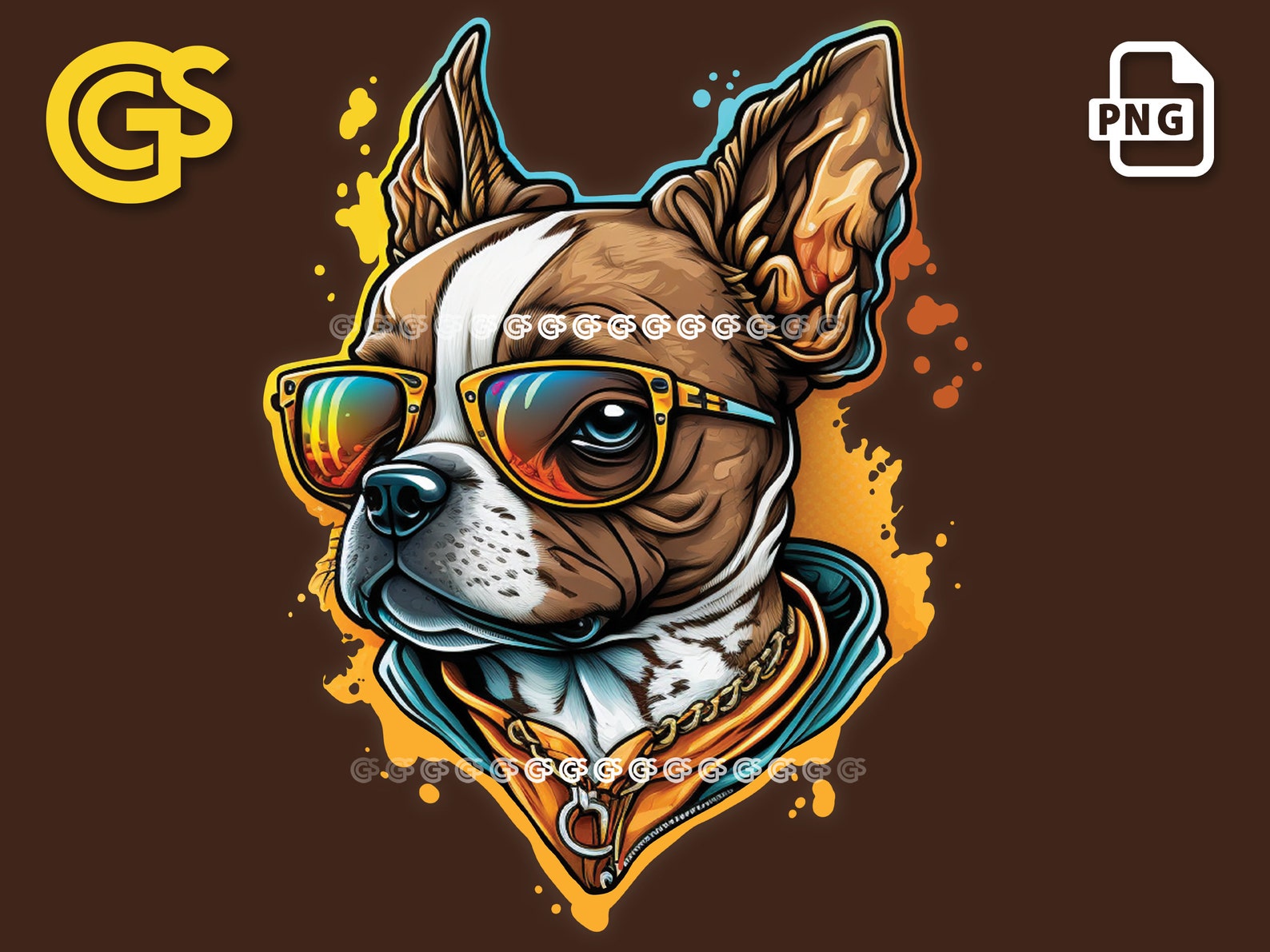 Cool Graffiti Dog PNG Puppy T-shirt Sticker Digital File - Etsy