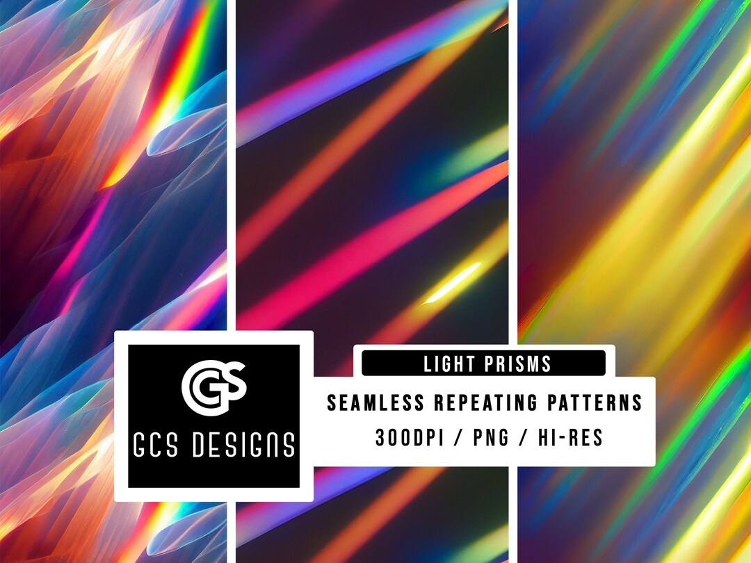 Seamless PNG Light Prisms - Seamless Pattern Repeating Design File ...