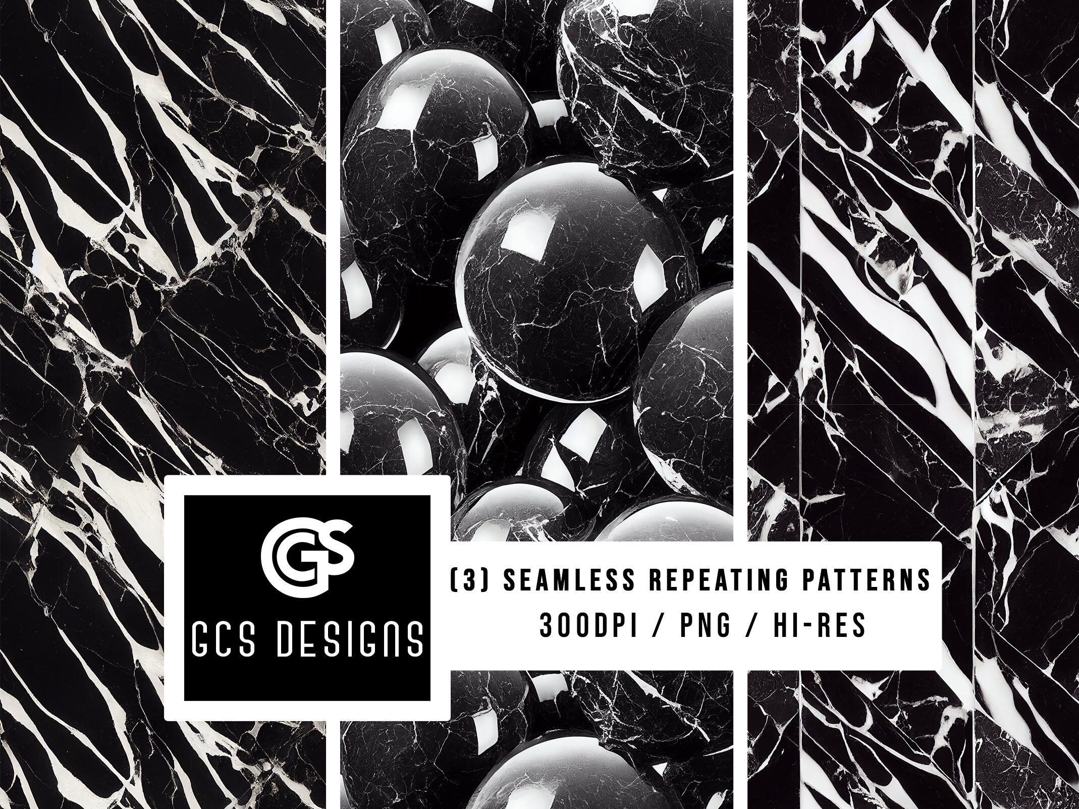 Black Marble Background Repeating