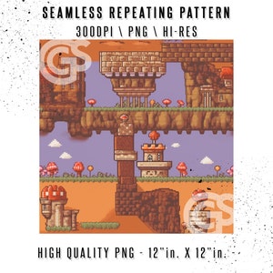 Seamless PNG Vintage Video Game | Seamless Pattern Repeating Design ...