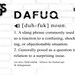 Dafuq Definition SVG PNG | Slang Quote, Urban Streetwear Tshirt Design ...
