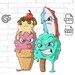 Ice Cream Thugs - Graphic T-shirt Digital Design, PNG, Urban, Graffiti ...
