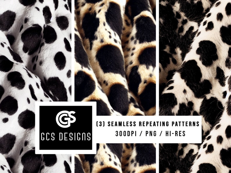Digital Paper Dalmatian Fur Seamless Pattern Repeating - Etsy