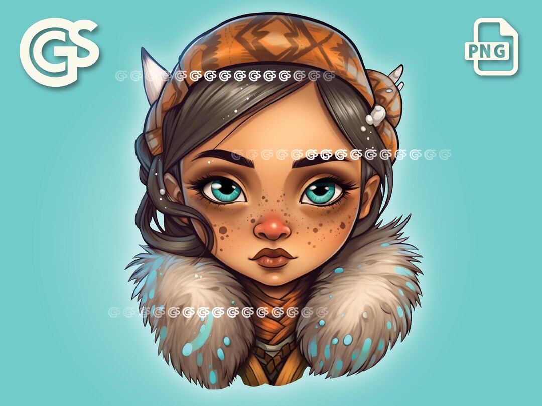 Proud Inuit Girl PNG | Indigenous Tshirt Sticker Digital File, Yupik ...