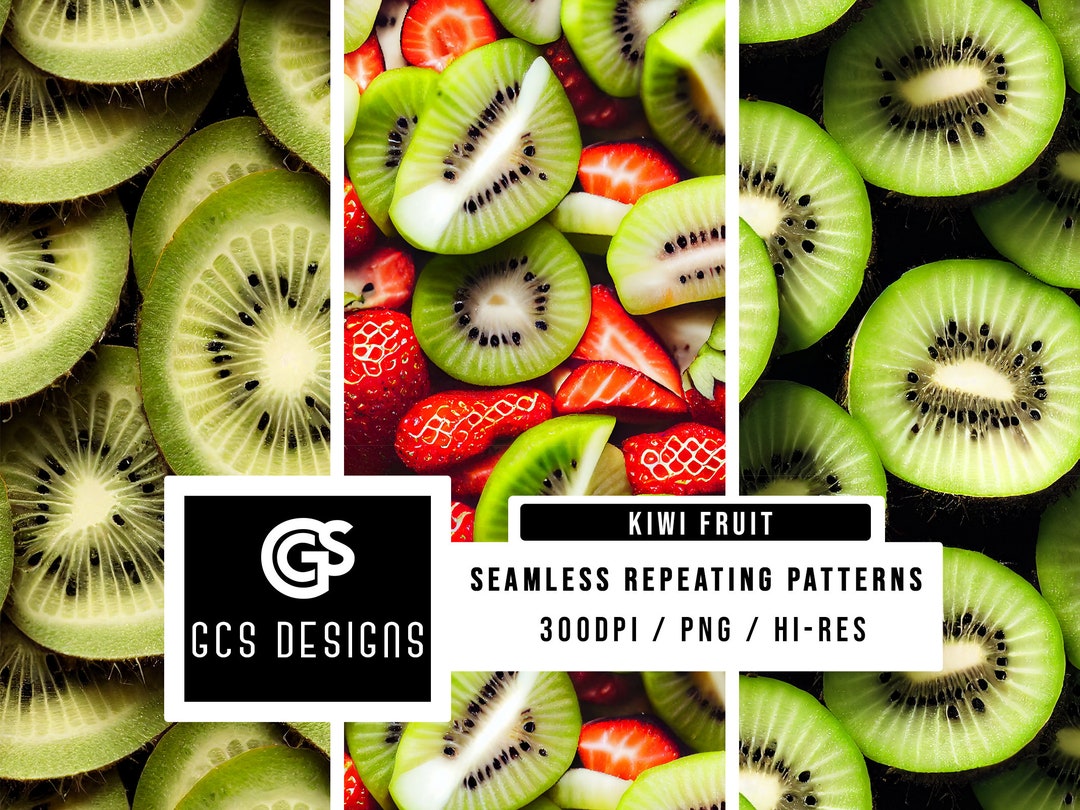 Seamless PNG Kiwi Fruit - Seamless Pattern Repeating Design File ...