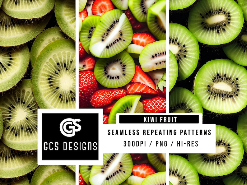 Seamless PNG Kiwi Fruit - Seamless Pattern Repeating Design File ...