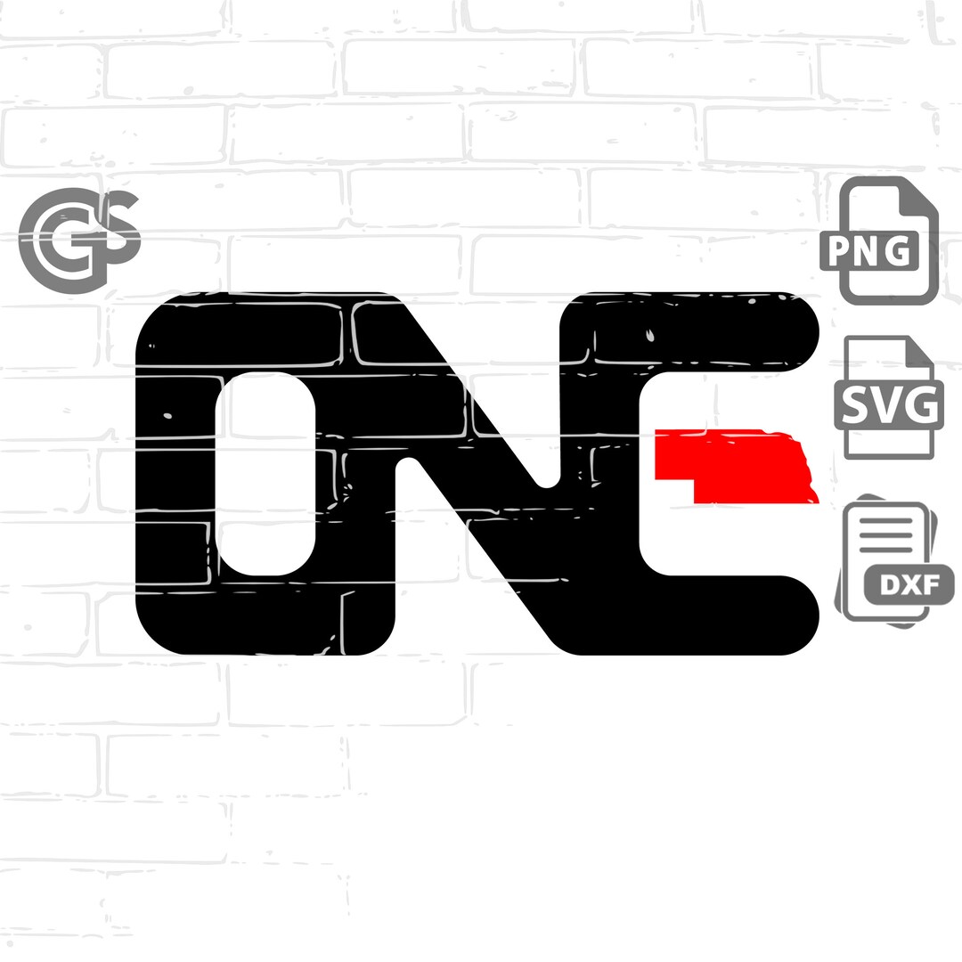 Omaha Nebraska Logo O.NE, Nebraska SVG, PNG, Svg Cut File, Huskers ...