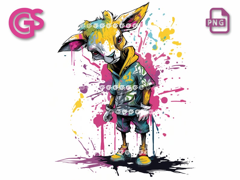 Da Goat Bundle 3 PNG T-shirt Sticker Digital File Goat - Etsy