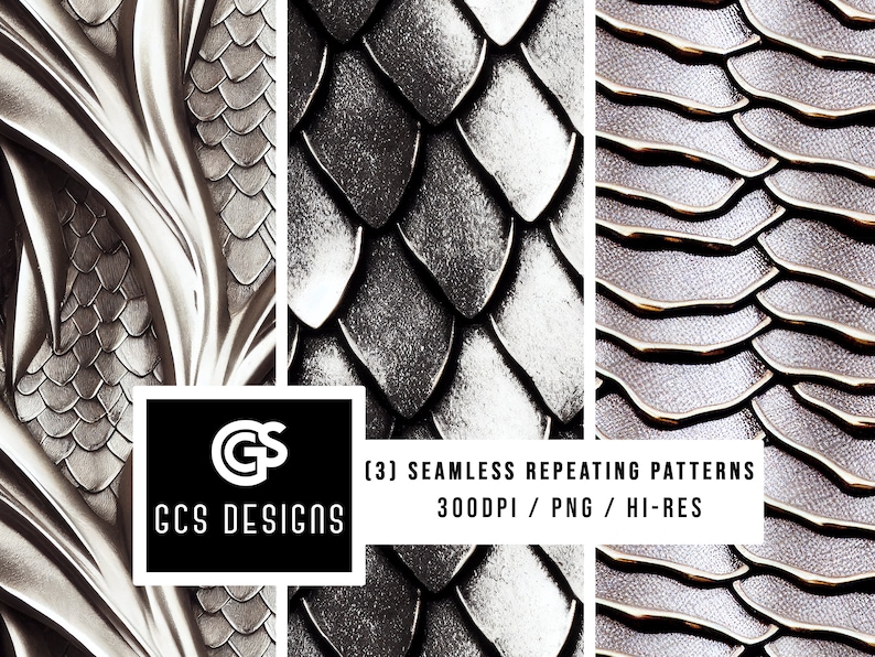 Digital Paper Dragon Scales Seamless Pattern Repeating - Etsy