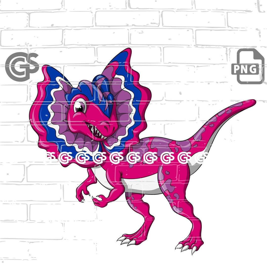 Bilophosaurus - PNG, LGBTQ Dinosaurs, Bisexual, Pride Month, Tshirt ...