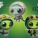 Adorable Chibi Aliens Bundle (3) PNG - Twitch Emote T-shirt Digital ...