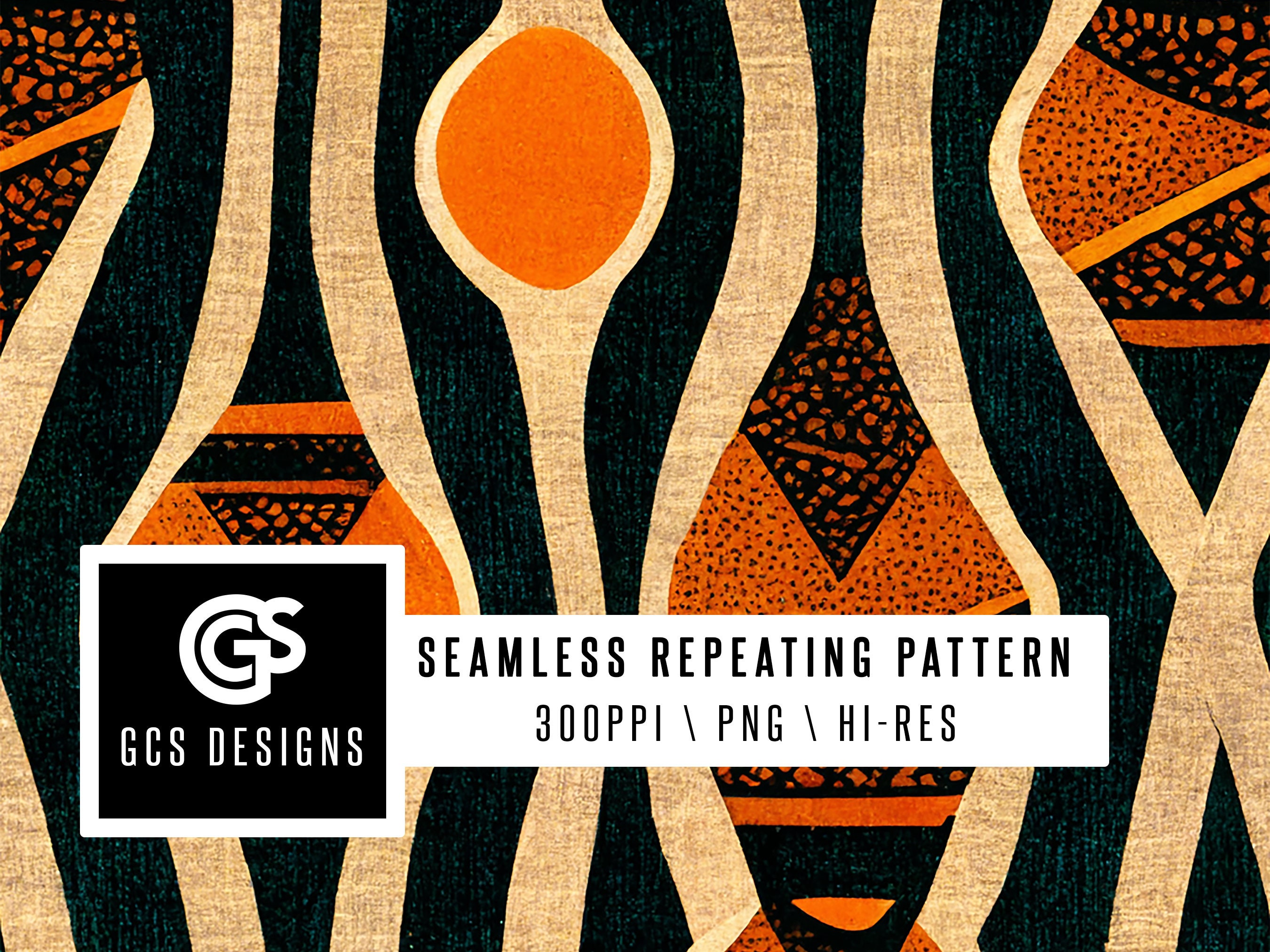Abstract African (6) - Seamless Pattern Repeating Design File ...