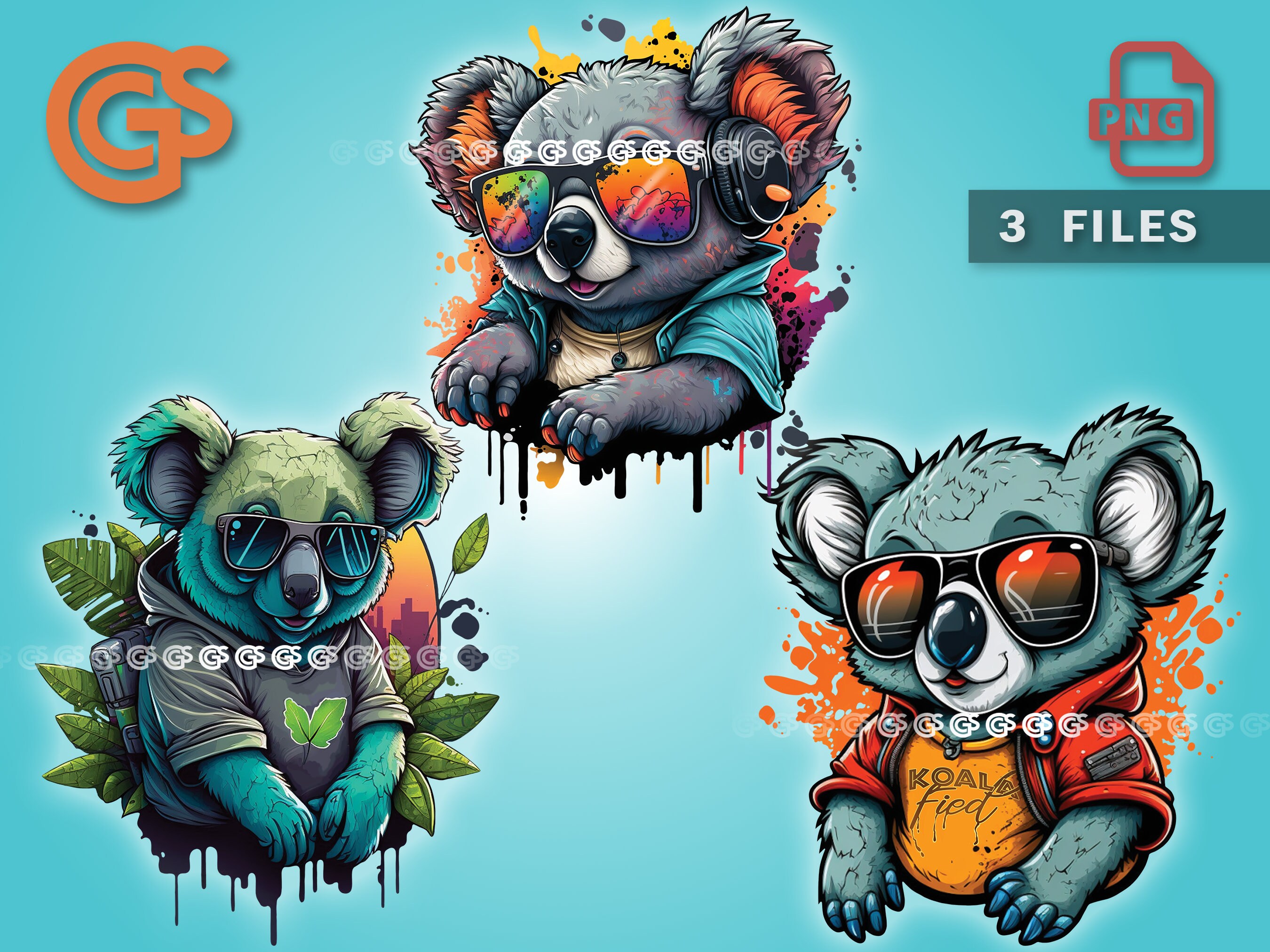 Mean Koala Bear Cartoon