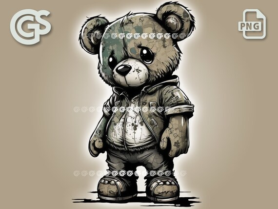 Distressed Teddy Bears