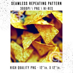 Seamless PNG Potato Chips Crisps - Seamless Pattern Repeating Design ...
