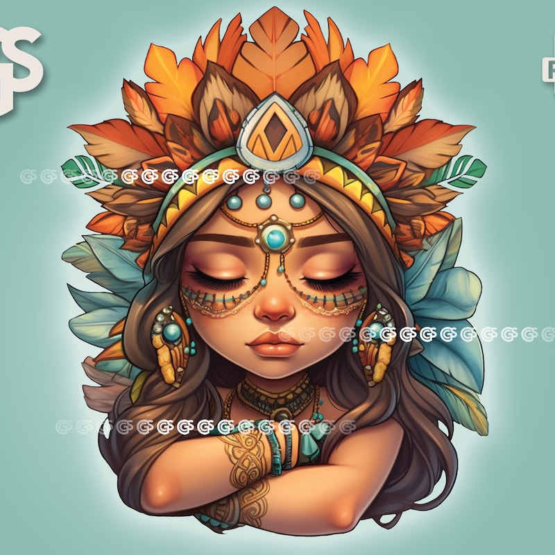 Aztec Princess Png - Etsy