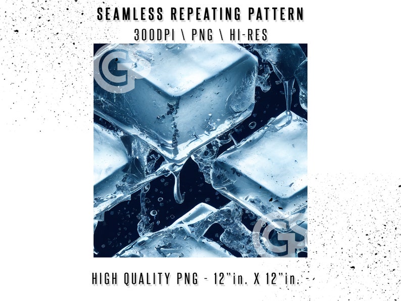 Seamless PNG Cryopunk Seamless Pattern Repeating Design - Etsy