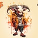 Da Goat PNG T-shirt Sticker Digital File, Goat Head, Greatest of All ...