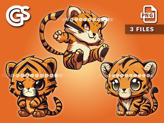 Chibi Tiger Drawing