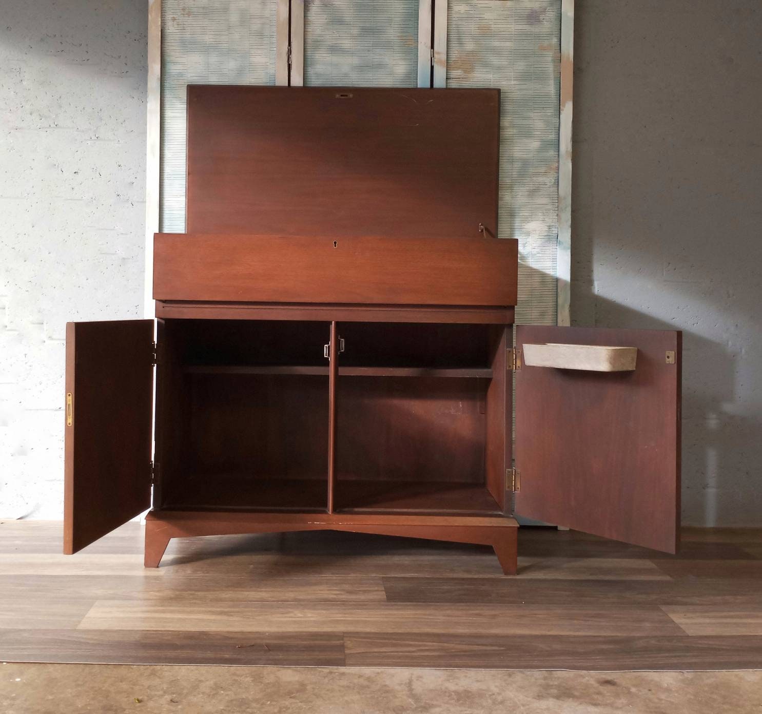 Mid Century Modern Dry Bar/ MCM Bar Cabinet /available for ...