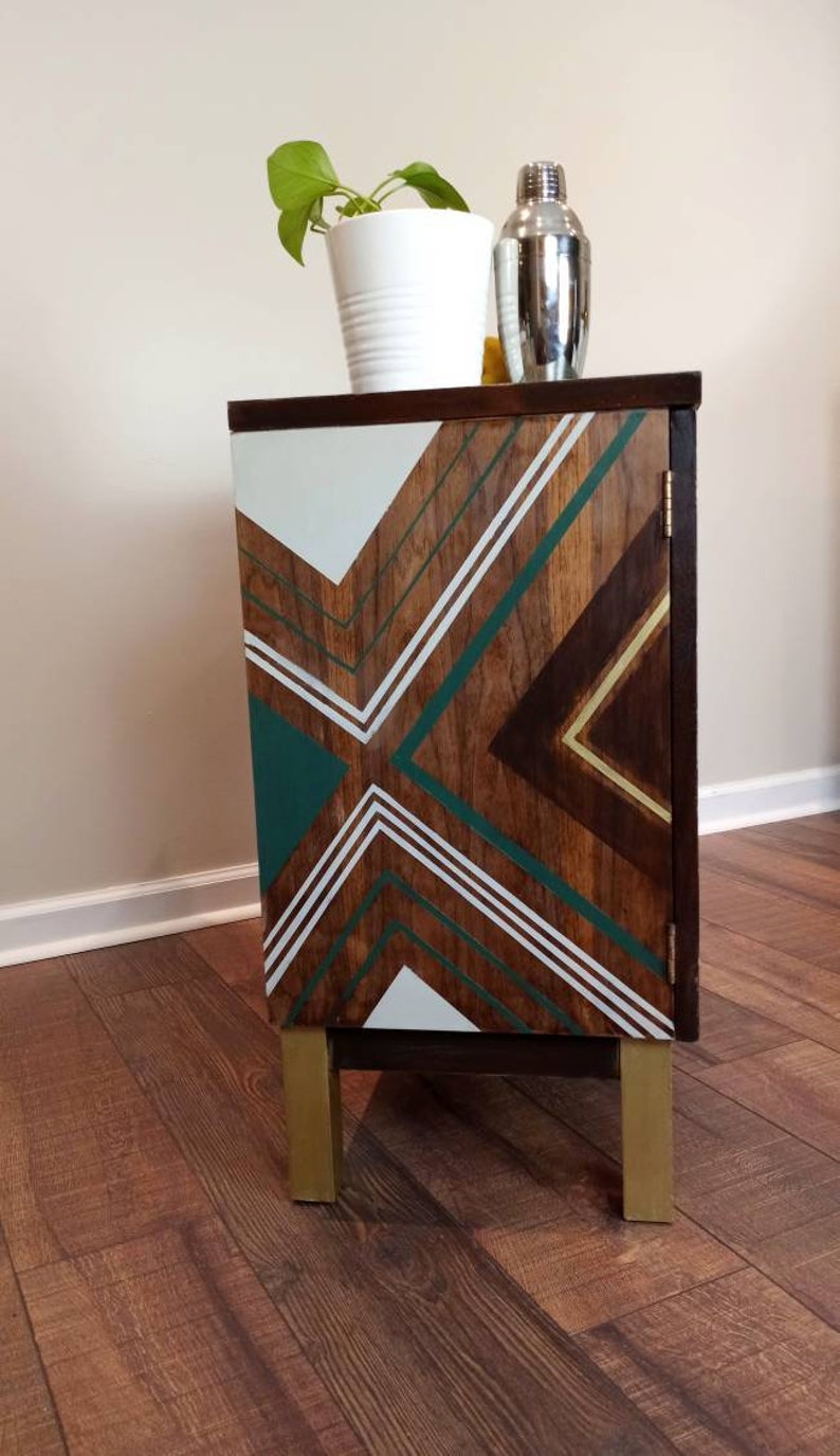 MCM Cocktail Bar Cabinet for Couple, Already Sold, Custom Piece, Made ...