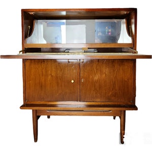 Mid Century Dry Bar, Cocktail Cabinet, MCM Retro Bar, Liquor Cabinet ...