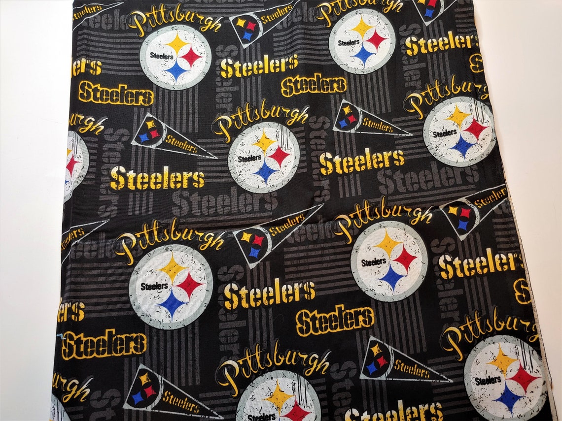 NFL Pittsburgh Steelers Sports Football Fabric 100% Cotton - Etsy