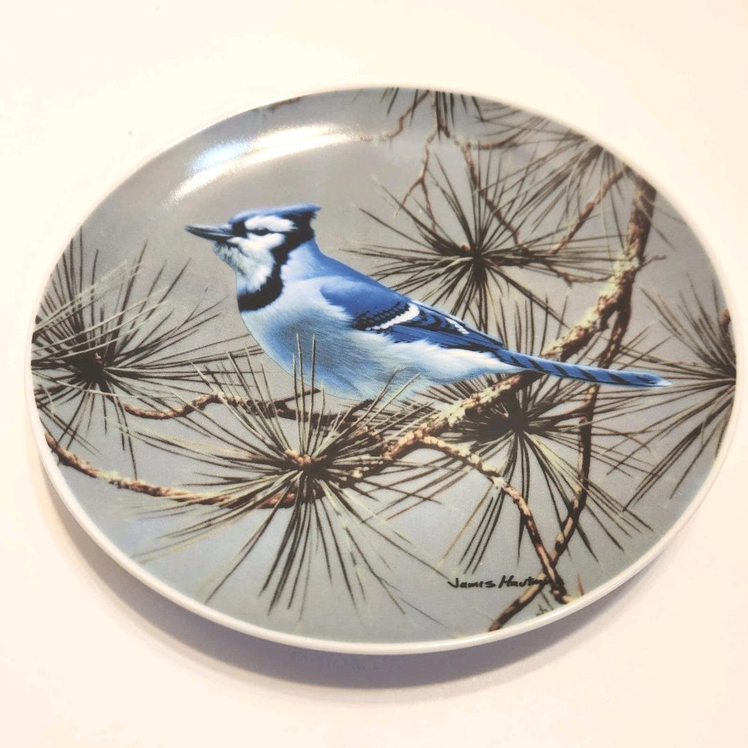 2001 Tone World Hautman Brothers Birds Blue Jay Decorative Collectors ...