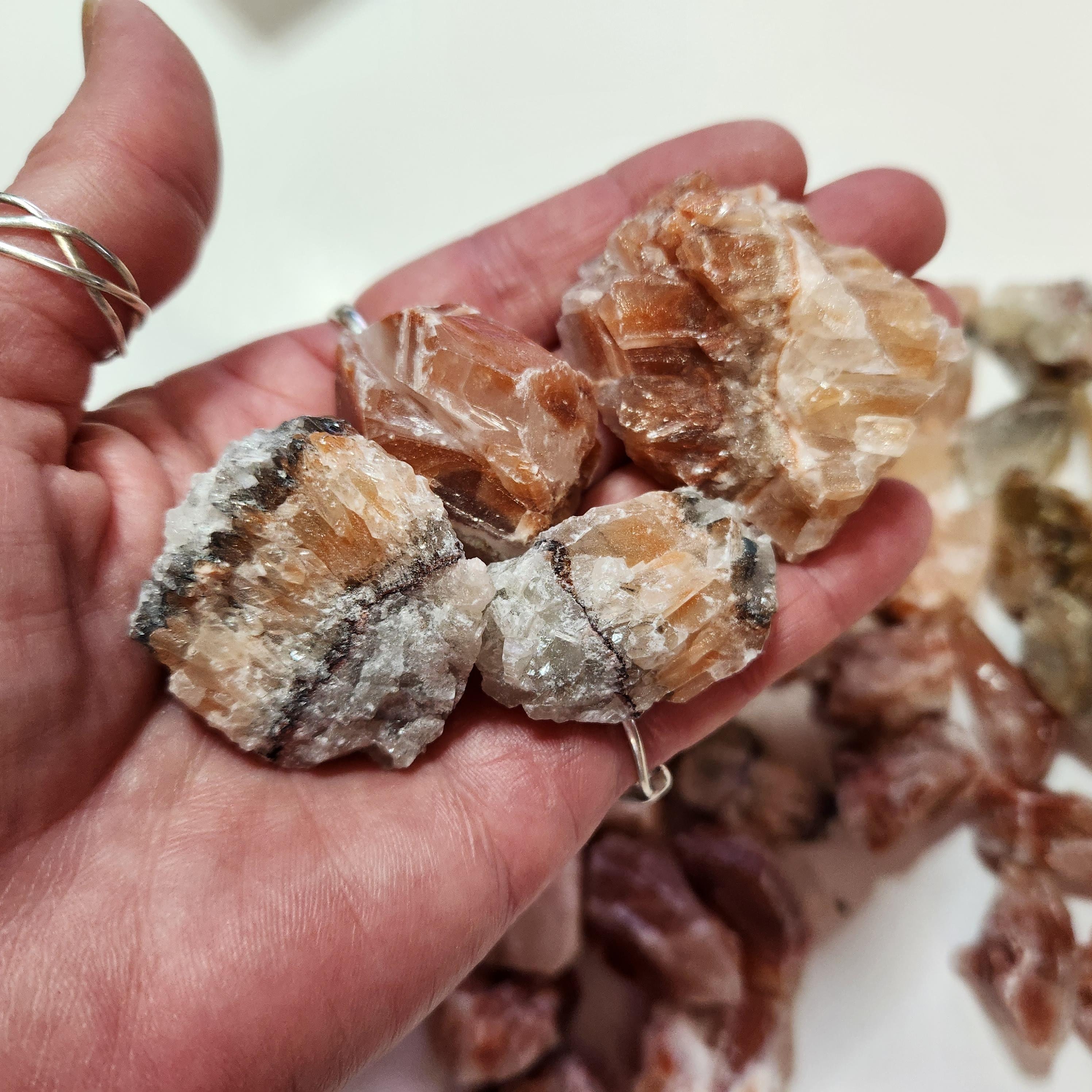 Tricolor/red Calcite Crystal Mineral Gemstone From Mexico - Etsy