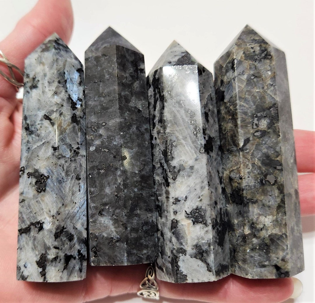 Natural Beautiful Larvikite Tower From Madagascar - Etsy